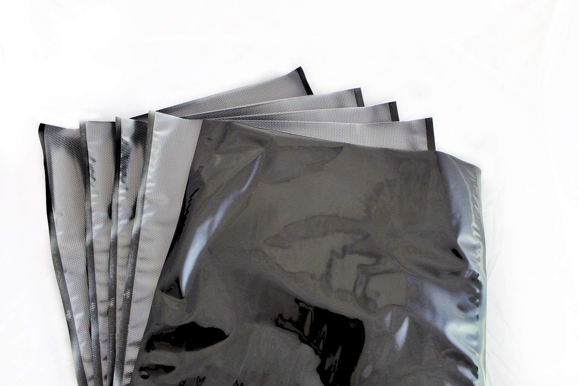 Black/Clear Precut Vacuum Bags - (50/Pack) (15x20)