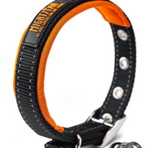 Mighty Paw Ultra Soft Dog Collar - Ultimate Comfort with Soft Neoprene Padding - All-Metal Adjustable Buckle for Large & Small Dogs - Mighty Strong for Long Lasting Durability - Fun in All Climates