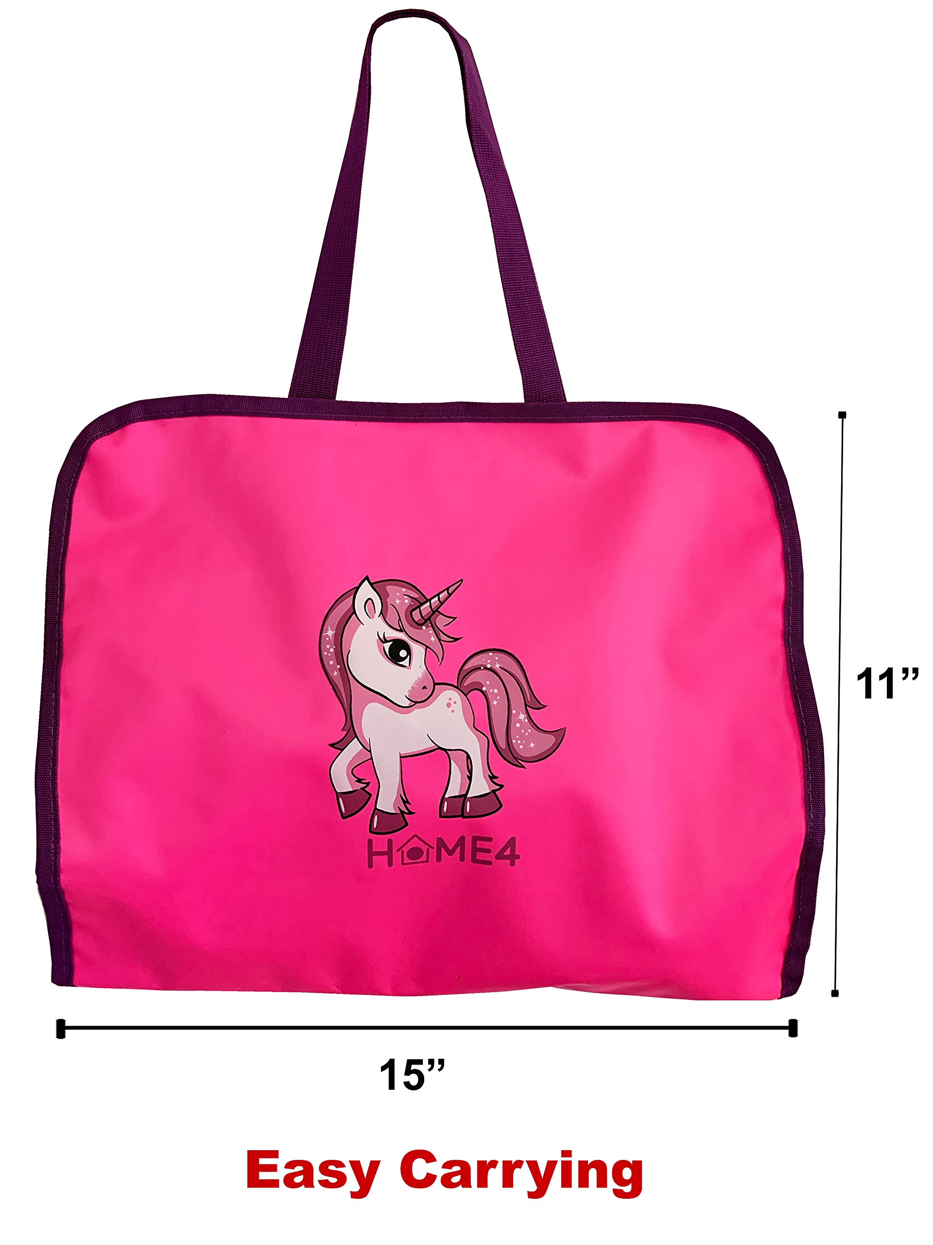 HOME4 Unicorn Toy Dolls Travel Carrying Bag Storage Organizer Compatible with Surprise Toys OMG Barbie LOL