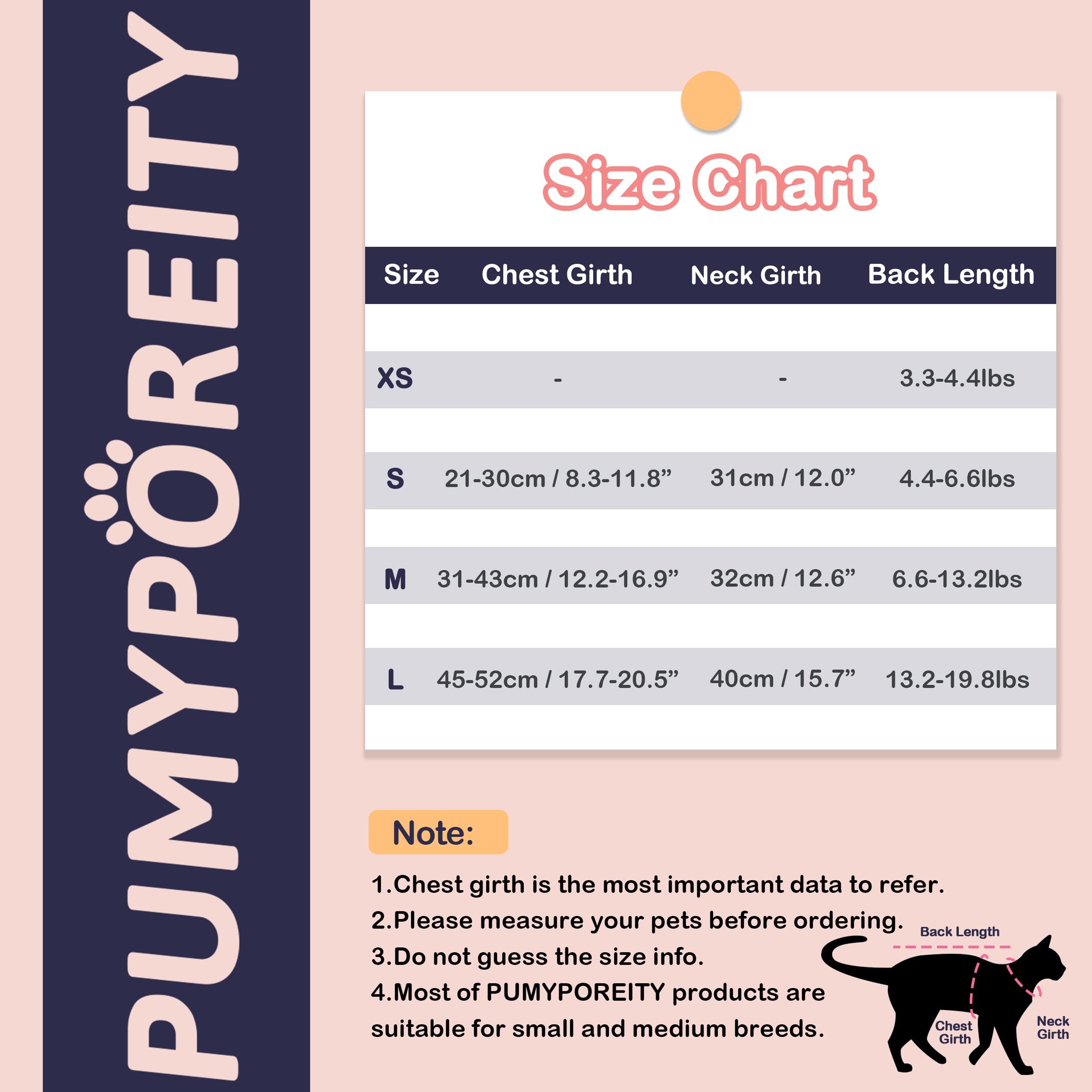 PUMYPOREITY Cat Recovery Suit After Surgery, Cat Onesie for Cats After Surgery, Cat Surgical Recovery Suit Female, Kitten Recovery Suit for Neutered/Abdominal Wound/Skin Damage/Weaning, S, Pink