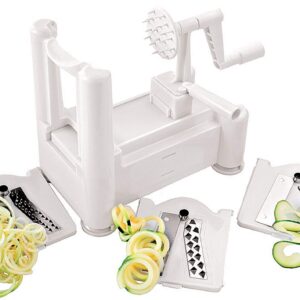 BelleVie Tri-blade Spiralizer 3 Blade Spiral Slicer"