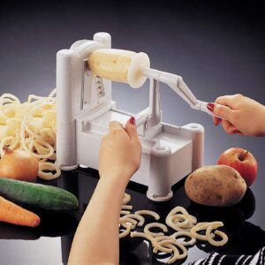 BelleVie Tri-blade Spiralizer 3 Blade Spiral Slicer"