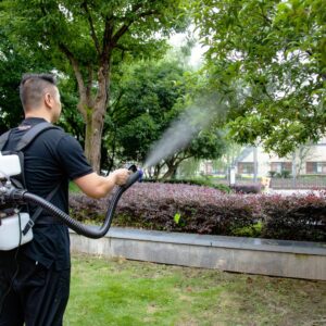 Grow1 Electric Backpack Fogger Machine ULV Atomizer Sprayer with Commercial Hose for Spraying Garden Greenhouse Indoor Outdoor Foggers, 4 Gallon