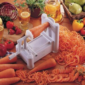 BelleVie Tri-blade Spiralizer 3 Blade Spiral Slicer"