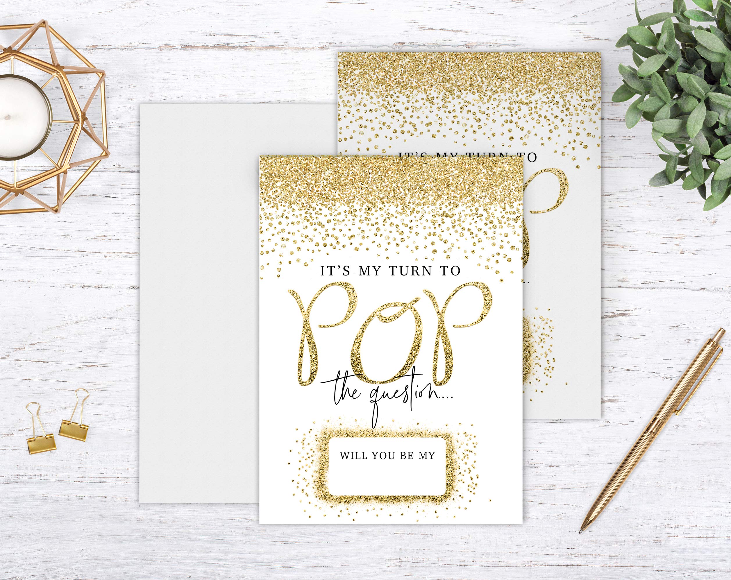 Your Main Event Prints Be My Bridesmaid Scratch Off Cards - Maid of Honor Proposals - Creative Ideas for Asking My Best Friends - Proposal Boxes and Invitations - Set Includes 1 Maid of Honor, 5 Bridesmaid, 6 Blank Cards, and 12 Labels