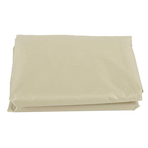 Swing Chair Cushion Cover, 3 Seat Outdoor Waterproof Swing Seat Cushion Cover Swing Chair Cover for Patio Courtyard Garden 60 x 20 x4in(Beige)