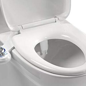 Bidet Toilet Attachment Eco-Splash Bidet Basic - Dual Nozzle - Cold Water - Self Cleaning Bidet Toilet Attachment