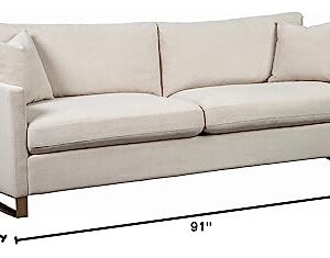 Coaster Home Furnishings Corliss Upholstered Curved Arms Sofa Beige