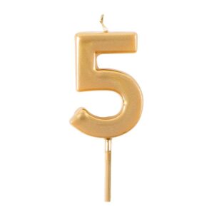 caspari number birthday candle 5-1 per package