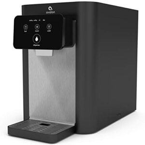 avalon a9 electric touch countertop bottleless cooler water dispenser-3 temperatures (black), 21 x 11 x 16 inches