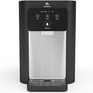 Avalon A9 Electric Touch Countertop Bottleless Cooler Water Dispenser-3 Temperatures (Black), 21 x 11 x 16 inches