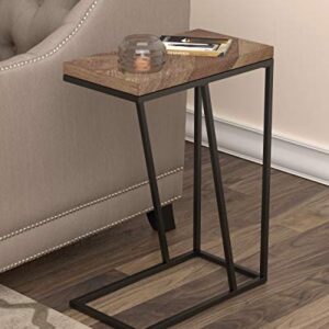 Coaster Home Furnishings Chevron Rectangular Tobacco Accent Table (931147)