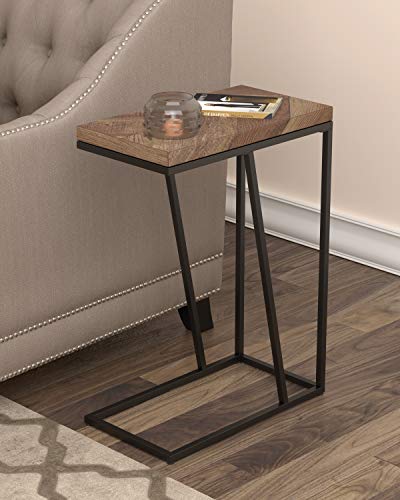 Coaster Home Furnishings Chevron Rectangular Tobacco Accent Table (931147)