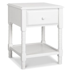 davinci jenny lind spindle nightstand in white