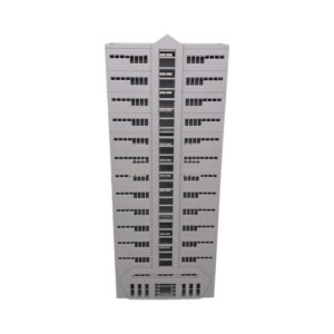 outland models railroad scenery skyscraper building (triangle top) n scale