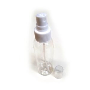 Empty Fine Mist Spray Bottles - 100 ml (3.5 oz) PET Plastic (Single)