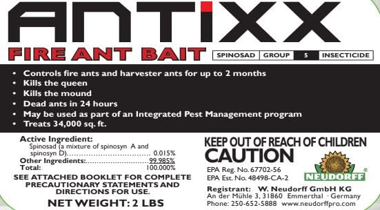 ANTIXX Fire Ant Bait - 2 lb. Container