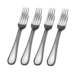 mikasa bravo 18/10 stainless steel dinner fork (set of four)