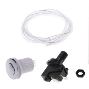 na. newesoutorry air switch push button, bath tub spa waste garbage disposal self-lock air switch push button air hose