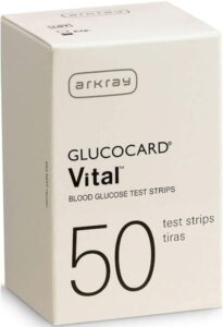 arkray usa, inc arkray glucocard vital blood glucose test strips 150 count(3 boxes of 50), 150 count