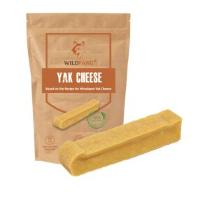 wildfang® yak chews for dogs, chewing bone dog from cow milk - hard cheese chewing cheese for dogs from pasture milk, yak himalaya recipe, all dog sizes and puppies, himalaya yak dog chewing bone