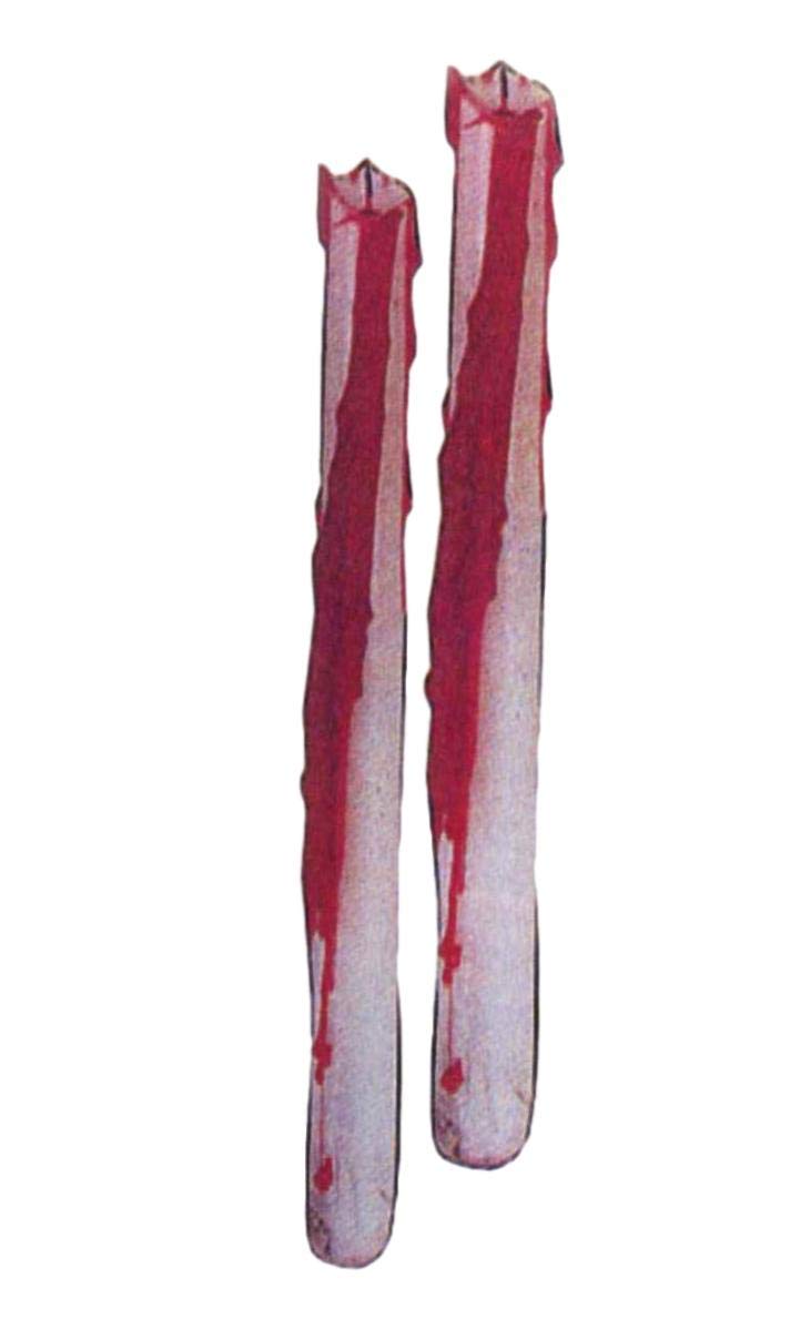 IOM 10" Bleeding Halloween Taper Candles 2 Pack