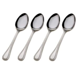 wallace continental bead 18/10 stainless steel teaspoon (set of four)