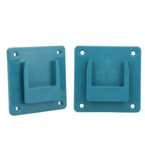 2pcs Electric Tool Holder Power Machine Storage Rack for Makita 18V Electric Tool(Cyan)