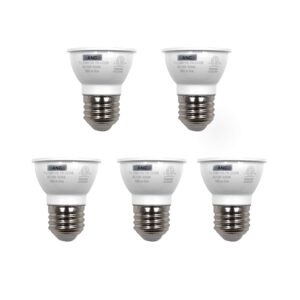 anc par16 led bulb dimmable spotlight bulb 7w led bulbs(50w halogen bulbs equivalent),500 lumens 6500k cool white 35° beam angle spot bulb 5 pack