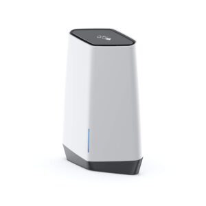 netgear orbi pro wifi 6 tri-band mesh add-on satellite (sxs80) for business or home | coverage up to 3,000 sq. ft, 100 devices | ax6000 802.11ax (up to 6gbps) | requires orbi pro wifi 6 router