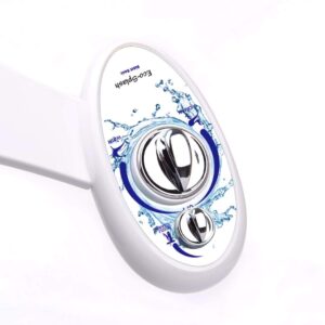 Bidet Toilet Attachment Eco-Splash Bidet Basic - Dual Nozzle - Cold Water - Self Cleaning Bidet Toilet Attachment