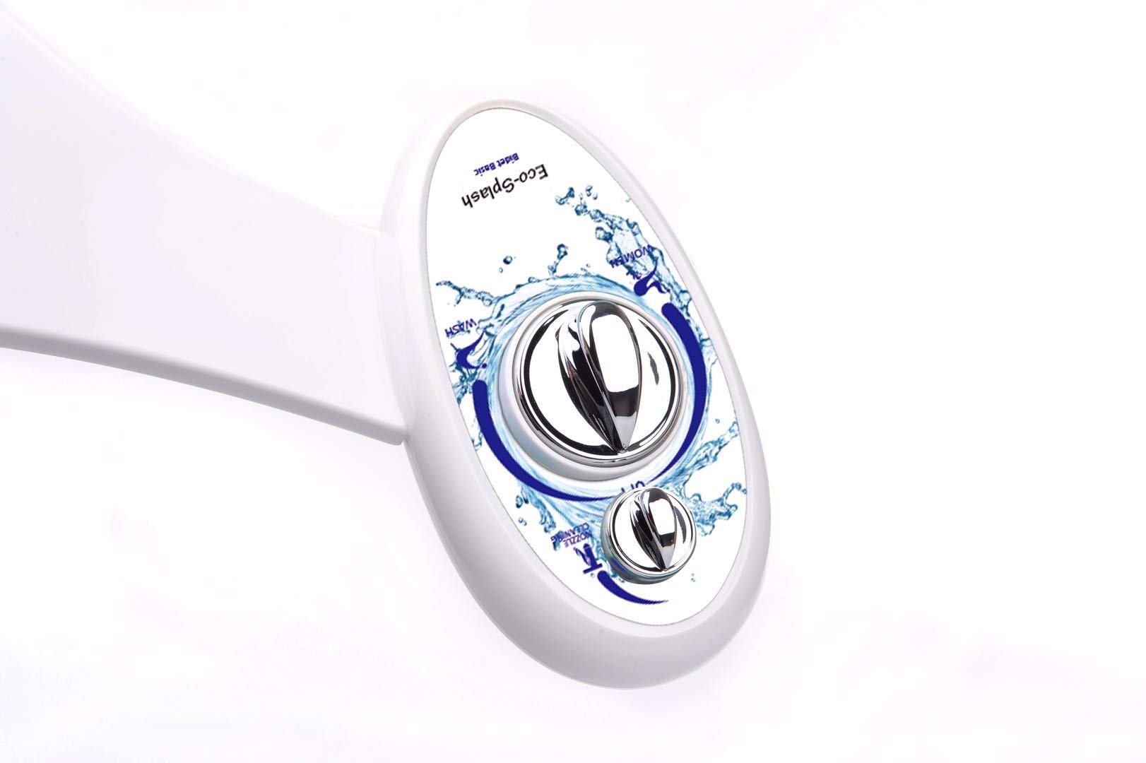 Bidet Toilet Attachment Eco-Splash Bidet Basic - Dual Nozzle - Cold Water - Self Cleaning Bidet Toilet Attachment