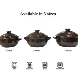 OnggiJonggi Korean Earthenware Clay Hot Pot (1100ml)