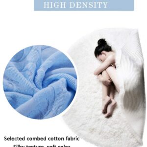 Summer Duvet Towel Blanket, 180 * 220 cm Lightweight Cooling Breathable Towel Quilt Summer Blanket Air Conditioning Blanket 100% Cotton Terry Cloth,Green