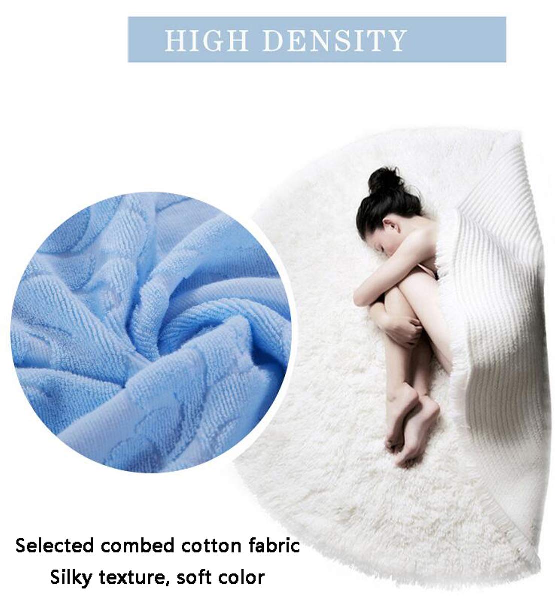 Summer Duvet Towel Blanket, 180 * 220 cm Lightweight Cooling Breathable Towel Quilt Summer Blanket Air Conditioning Blanket 100% Cotton Terry Cloth,Green