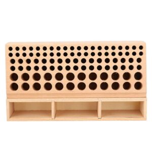 Leather Tool Holder, 100 Holes Storage Rack, Professional Leathercraft Tool Holder Rack Stand, Leather Craft Tool Holder Box, Hand Work Holder Stand Organizer, Leathercraft Accessories