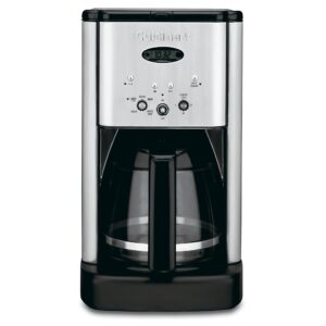 cuisinart dcc-1200 brew central 12-cup programmable coffee maker, silver