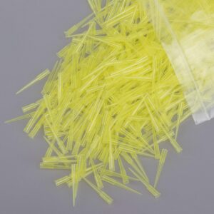 OIIKI 200ul Pipette Tips, 1000pcs Universal Liquid Pipettor Tips, Clear Yellow, DNase/RNase Free Disposable Pipette Pipettor Transfer Pipettes for Laboratory