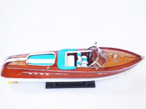 riva aquarama wood boat model 21" (53 cm) fully assembled