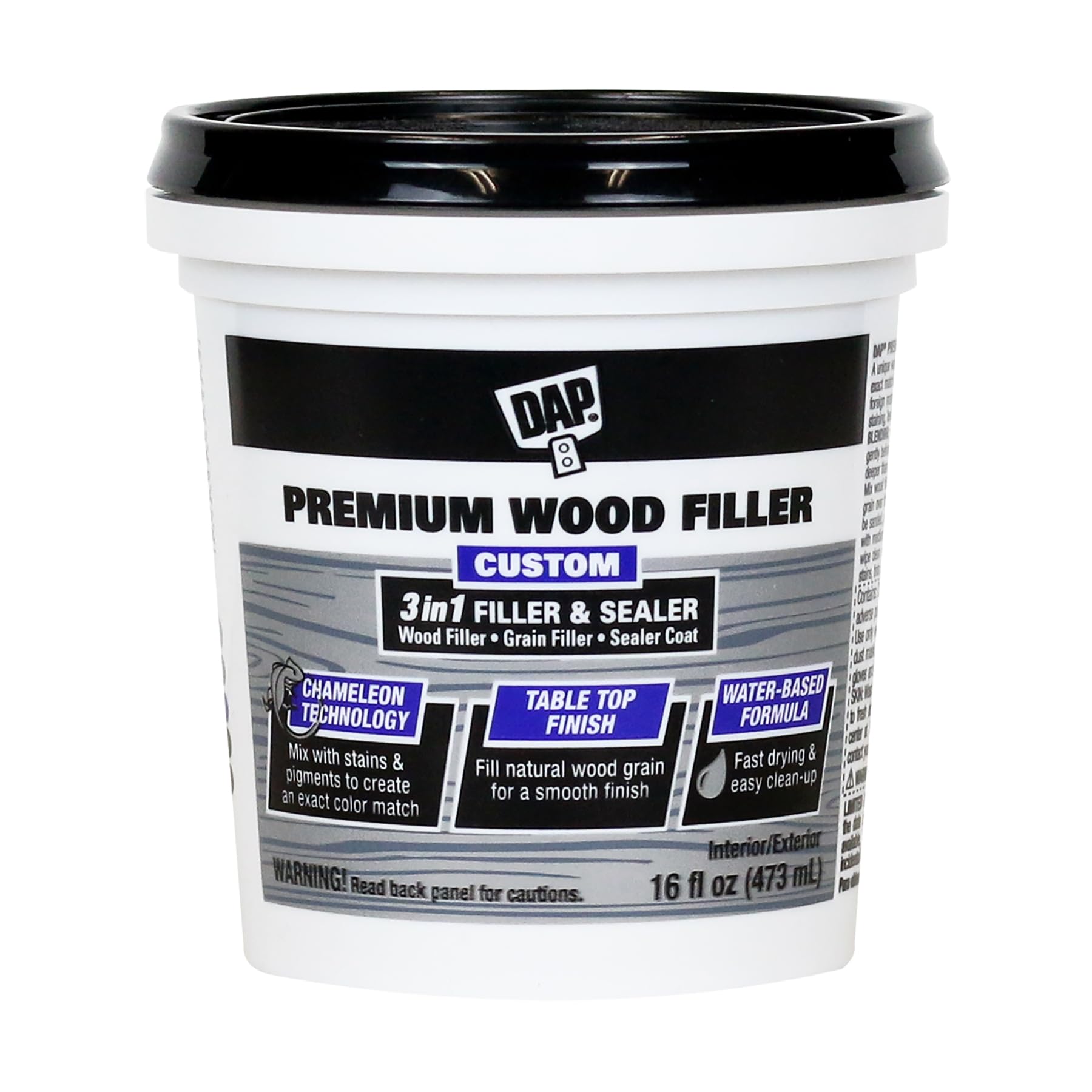 DAP Products Premium Wood Filler, White 16 FL OZ