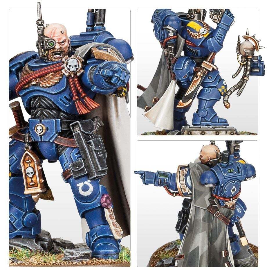 Warhammer 40K Space Marine Captain in Phobos Armour