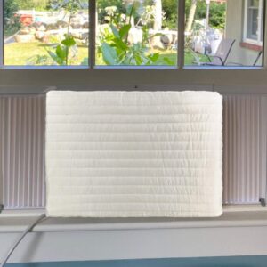 Indoor Air Conditioner Covers for Window Units, Window AC Unit Cover for Inside (21"W x 15"H x 3.5"D)