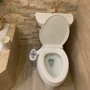 Bidet Attachment Toilet Eco-Splash Bidet Premium - Dual Nozzle - Hot and Cold Water - Self Cleaning Bidet Toilet Attachment