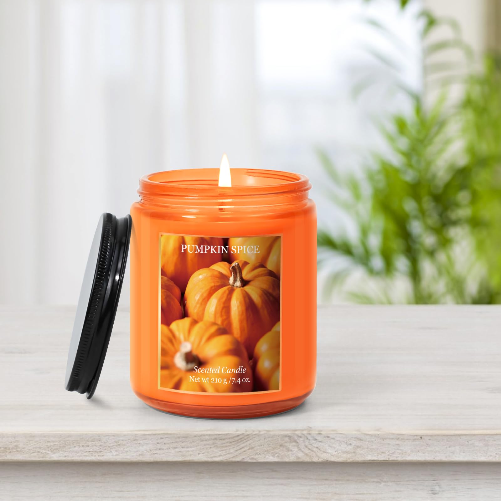 LA BELLEFÉE Pumpkin Spice Scented Candles, Thanksgiving Candles, Fall Candles for Home Scented Candles Gift Set for Harvest Decor, Natural Soy Candles Gifts for Women Kids, Halloween Party Favors