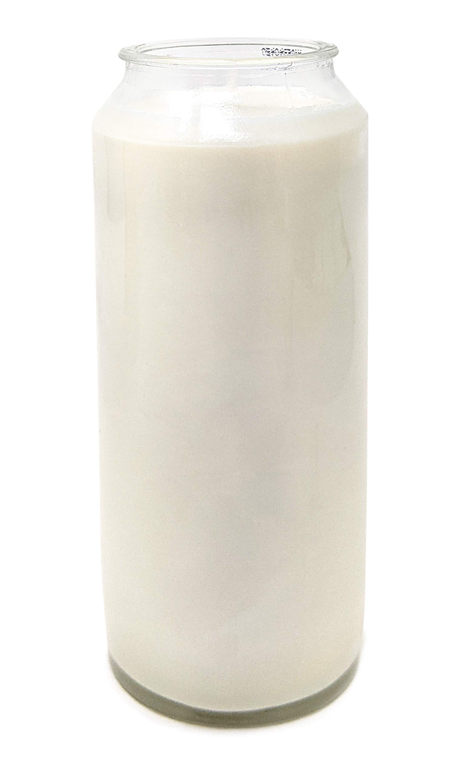 Hyoola 9 Day White Prayer Candle in Glass Jar- 3 Pack - Memory Candle for Religious, Memorial, Vigil and Emergency - 100% Vegetable Oil Wax