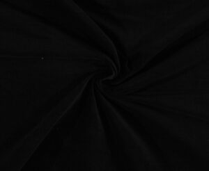 black velveteen single-sided 43" wide cotton fabric by the yard (a103.18)