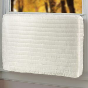 indoor air conditioner covers for window units, window ac unit cover for inside (21"w x 15"h x 3.5"d)