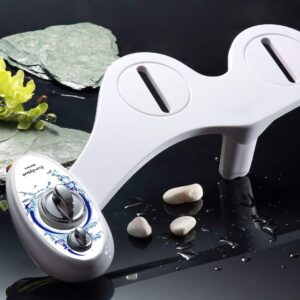 Bidet Toilet Attachment Eco-Splash Bidet Basic - Dual Nozzle - Cold Water - Self Cleaning Bidet Toilet Attachment