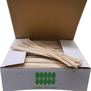 Perfectware Wooden Stirrer. 7.5 Inches. Pack of 1000 Stirrers