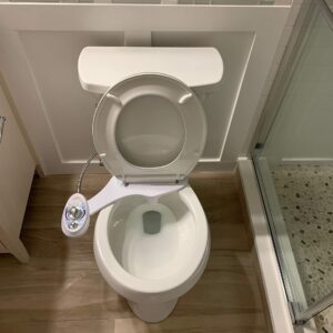 Bidet Toilet Attachment Eco-Splash Bidet Basic - Dual Nozzle - Cold Water - Self Cleaning Bidet Toilet Attachment